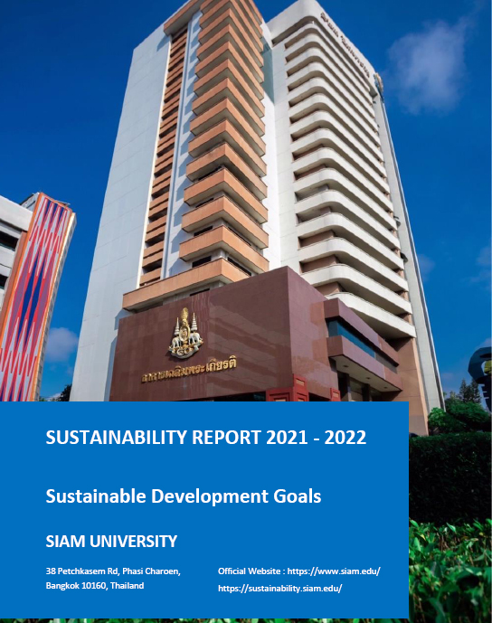 Sustainability Report – Siam University