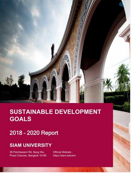 Sustainability Report – Siam University